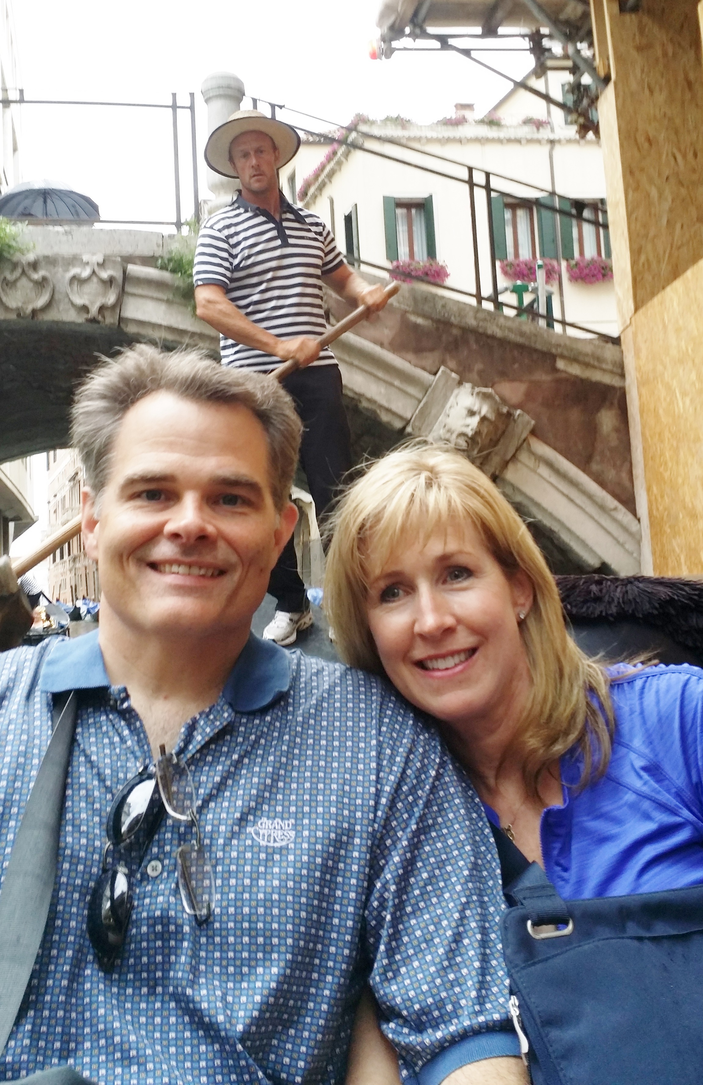 Carolyn and Patrick in Venice - Spirit Magazine